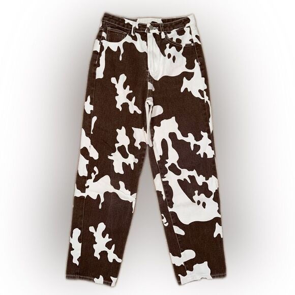 Jeans | Western Cow Print Jeans | Poshmark
